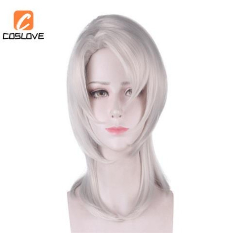 Anime Demon Slayer Rui Cosplay Full Set Costume White Color Kimono ...