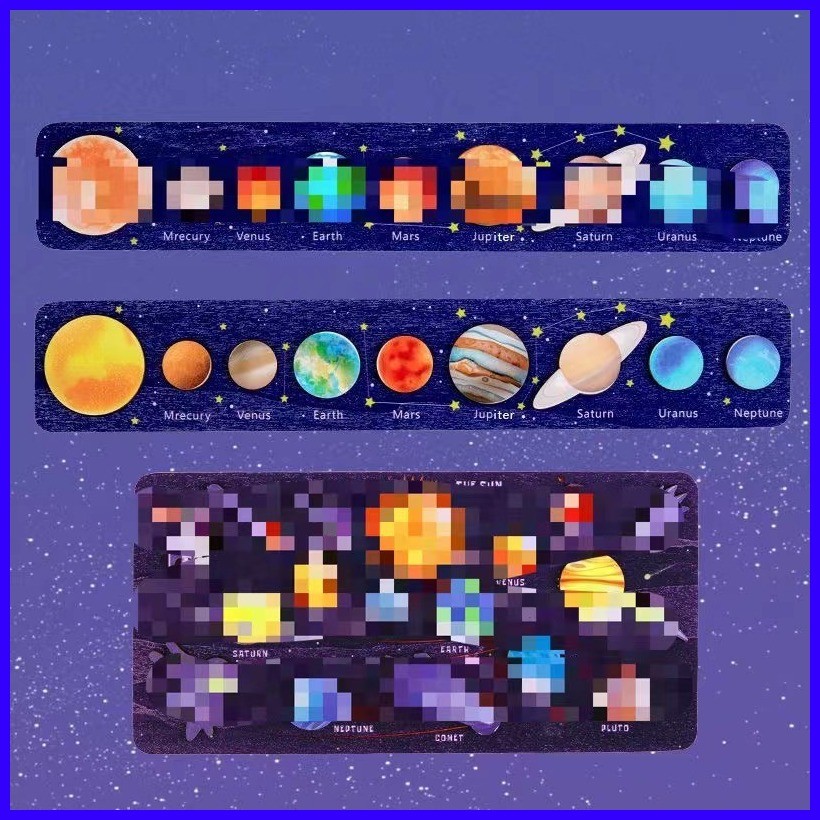 Solar System Eight Planets Galaxy Board Matching Board | Shopee Philippines
