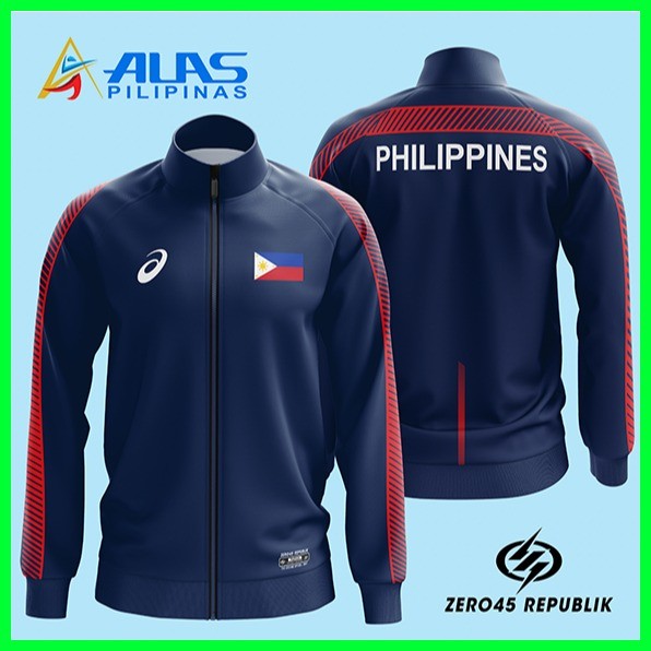 ∱ ♡ TEAM PHILIPPINES Tracksuit - TEAM PILIPINAS Jacket / Warmer (NAVY ...
