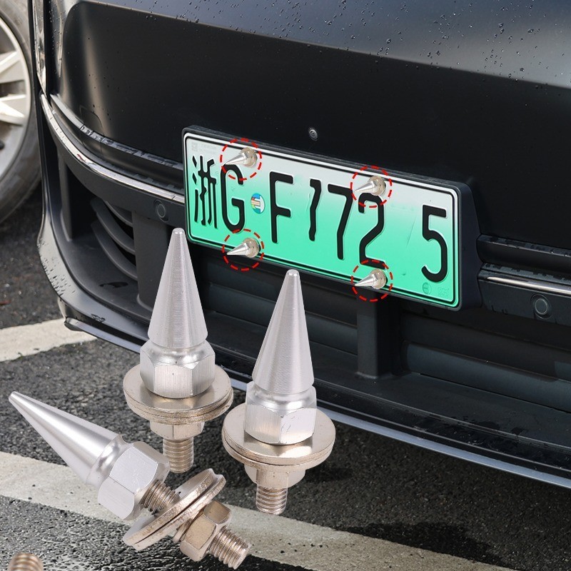 Universal M6 License Plate Bolts - Aluminium Alloy Mounting Screws ...