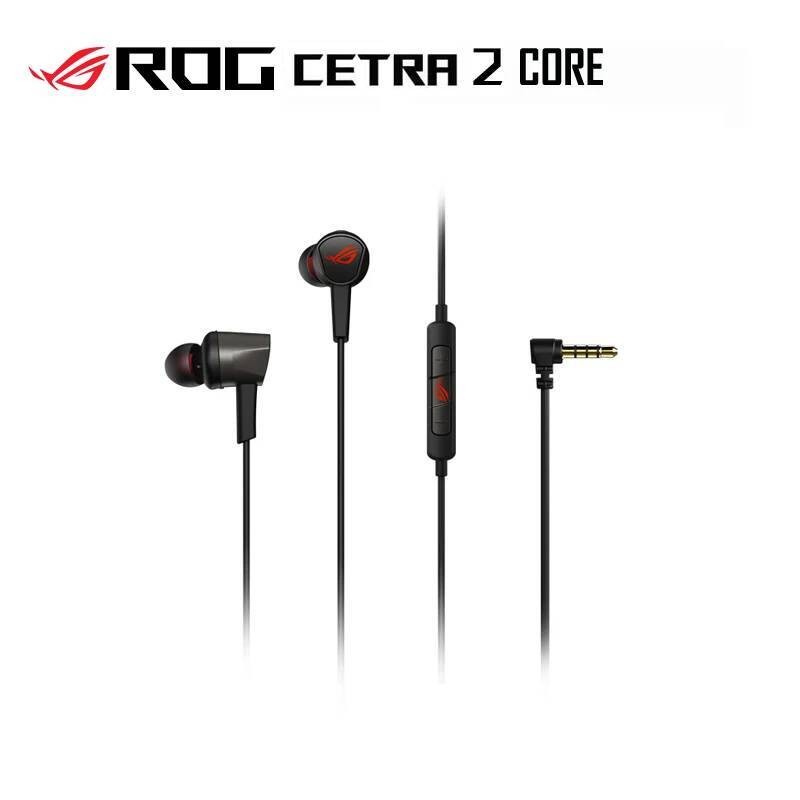 ASUS Cetra II Core Black, White In-Ear Earphone Gaming Headphones For ...