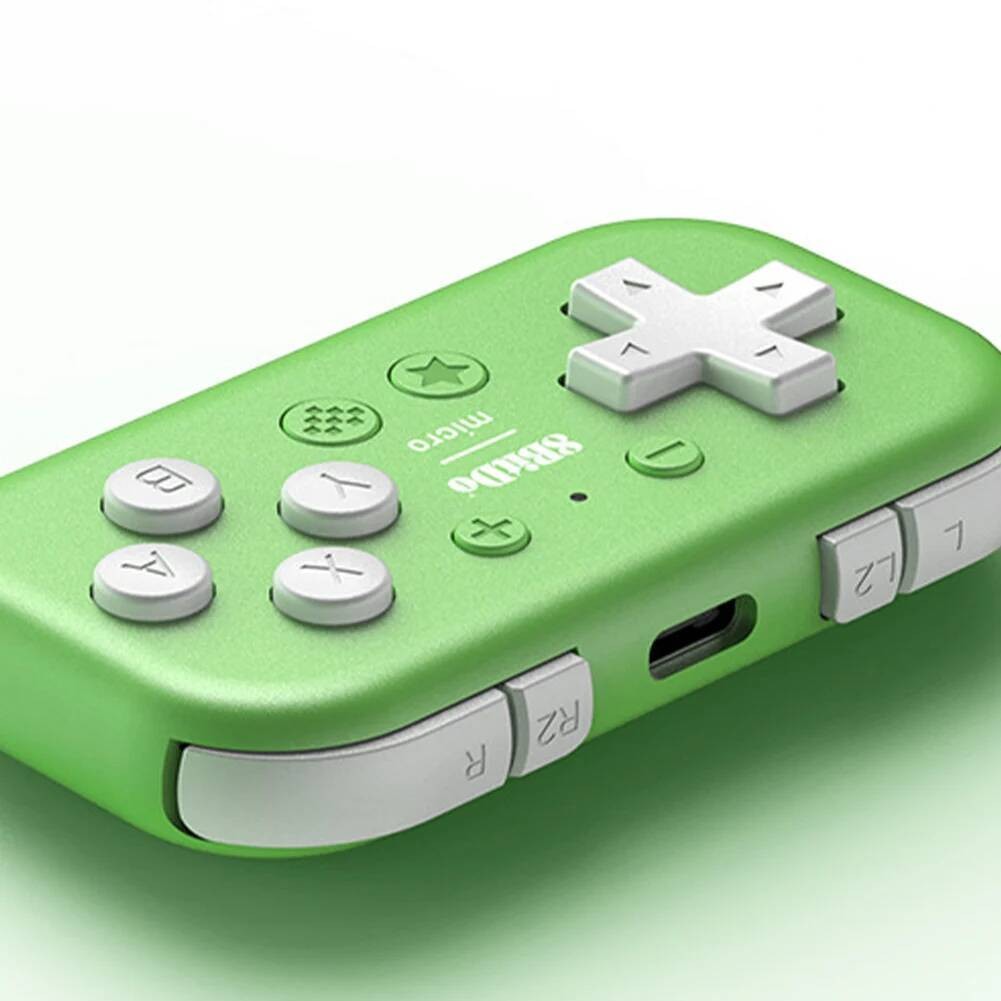 Micro 8Bitdo Gamepad Bluetooth-compatible Pocket Controller Designed 2D ...