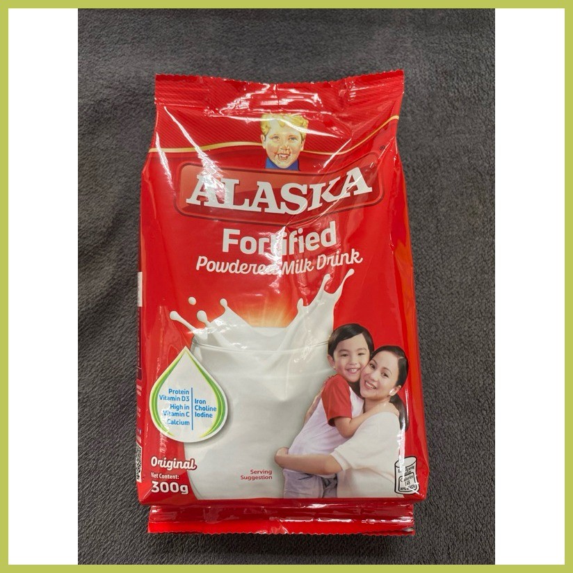 ☂ ← ☃ Alaska Fortified Powdered Milk Drink 300g | Shopee Philippines