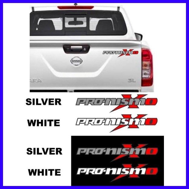 Nissan Navara Pro-nismoX Sticker Design for rear | Shopee Philippines