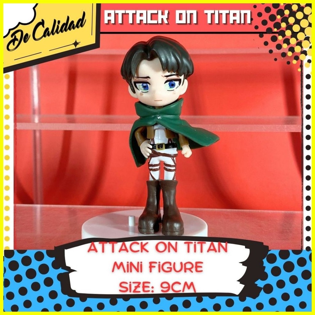 AOT Attack On Titan Eren Levi Mikasa Mini Figure | Shopee Philippines