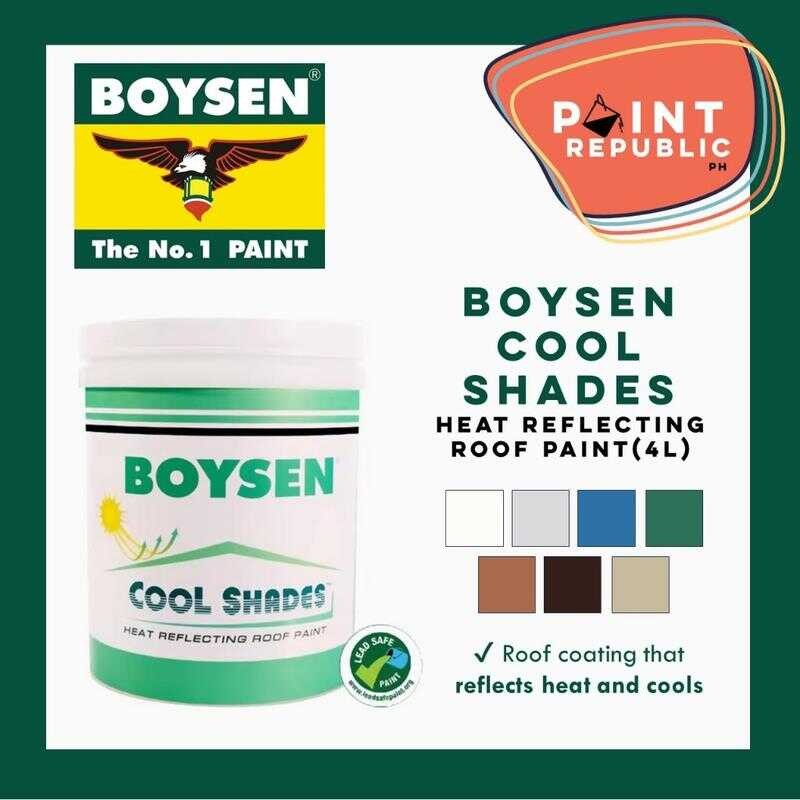 BOYSEN Cool Shades Heat Reflecting Roof Paint - 4L | Shopee Philippines