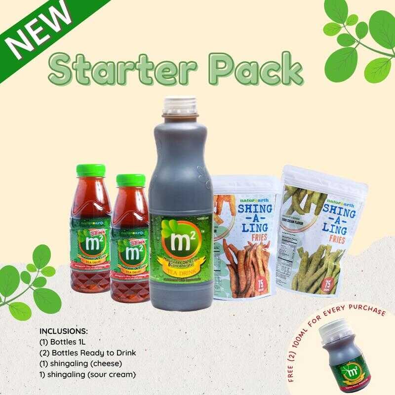 M2 Malunggay STARTER PACK (M2 Tea Drink With Shingaling) | Shopee ...