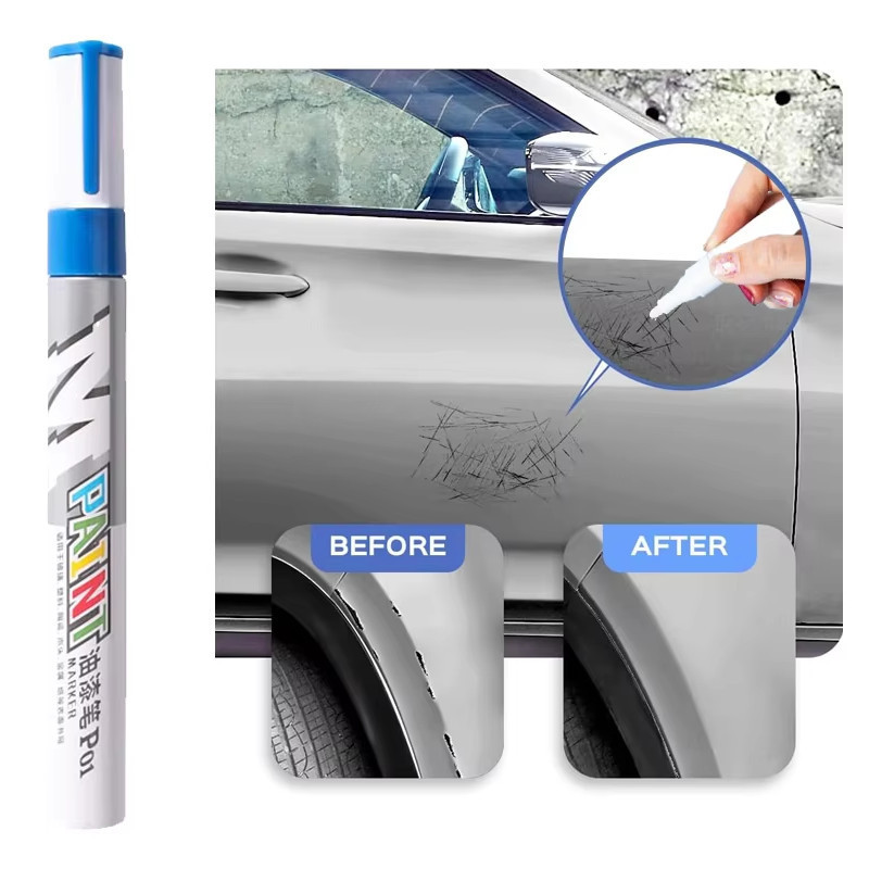 5pc Car Scratch Repair Pen Car Touch Up Paint Pen Tyre Paint Marker for ...