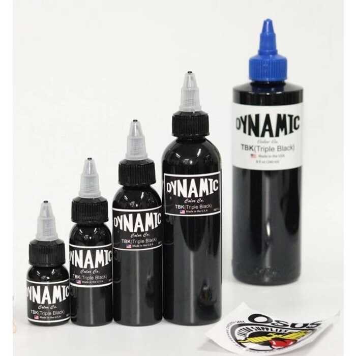 Dynamic Triple Black Ink ( Tbk) 4Oz / 2Oz 1Oz ½Oz REFILL | Shopee ...