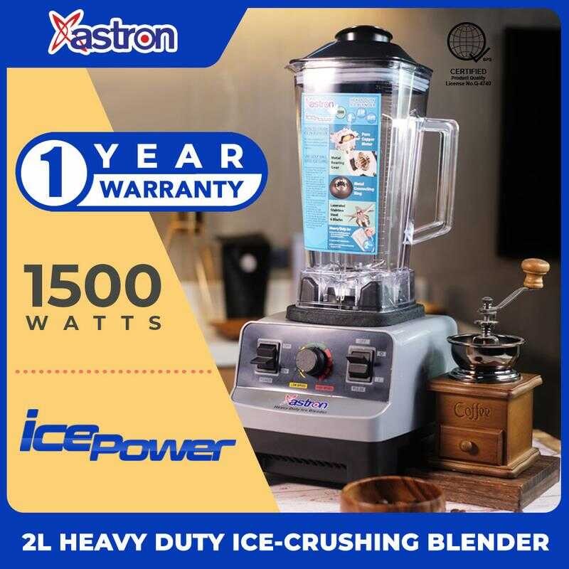 Astron Ice Power Heavy Duty Ice-Crushing Blender (1500W) (2L Capacity ...