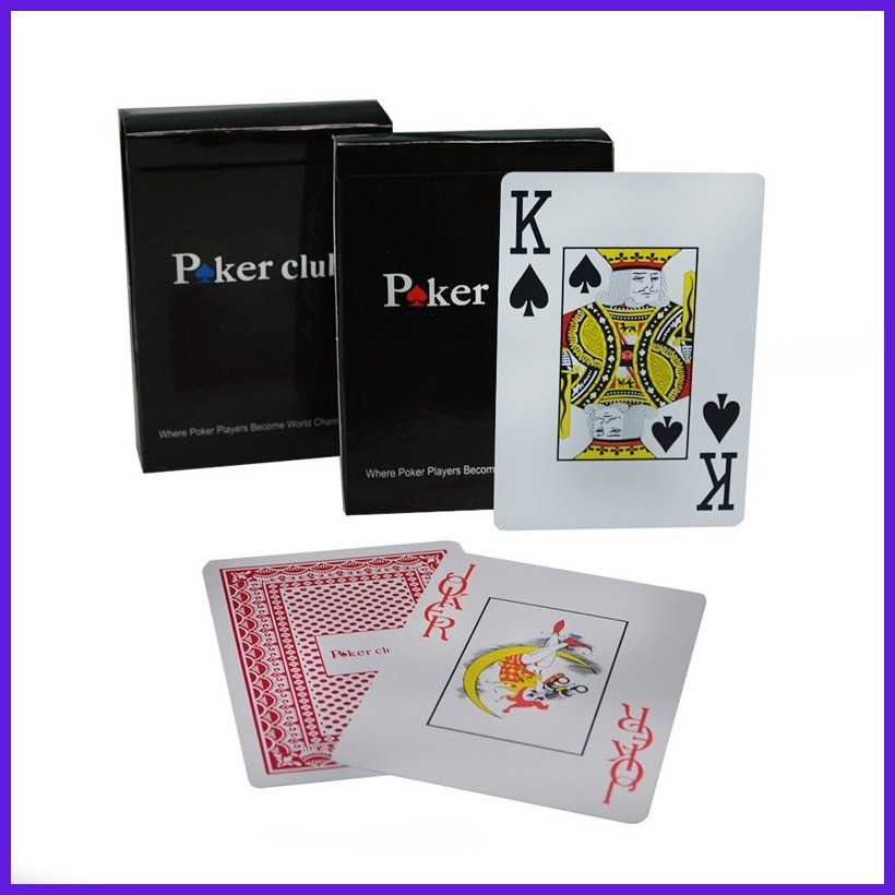 Waterproof PVC Playing Poker Cards Classic Magic Tricks Poker Club ...