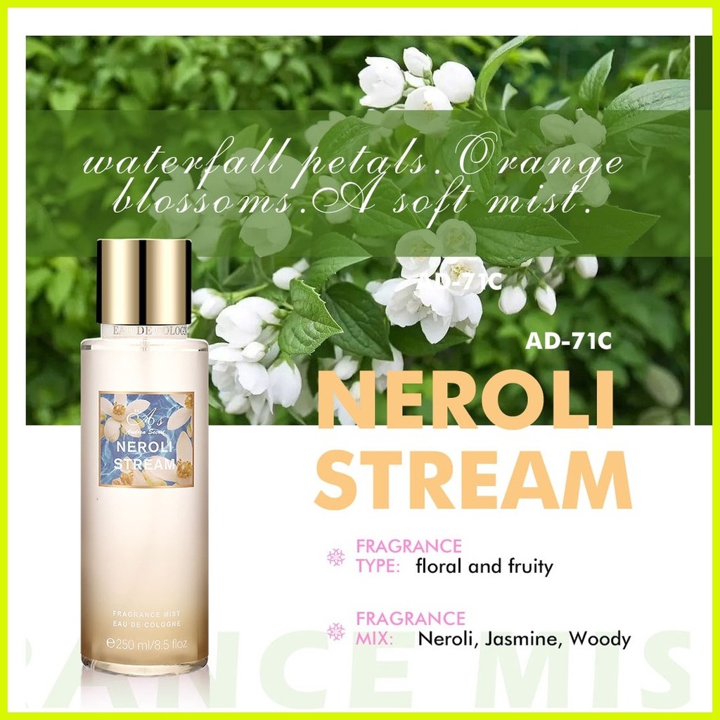 Andrea Secret Perfumes 250ml Woody Fragrance Natural Jasmine Flower ...