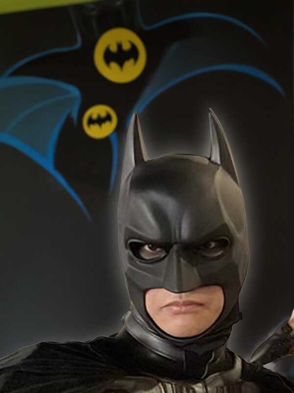 Batman Headgear Halloween Mask Cosplay Latex Mask Costume Full Face ...