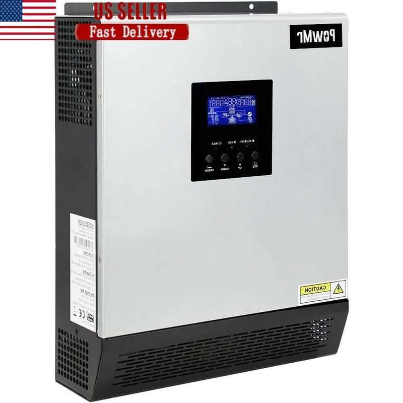 Water COD Proof W Solar VDC To V VAC Pure Sine Wave Hybrid Inverter ...