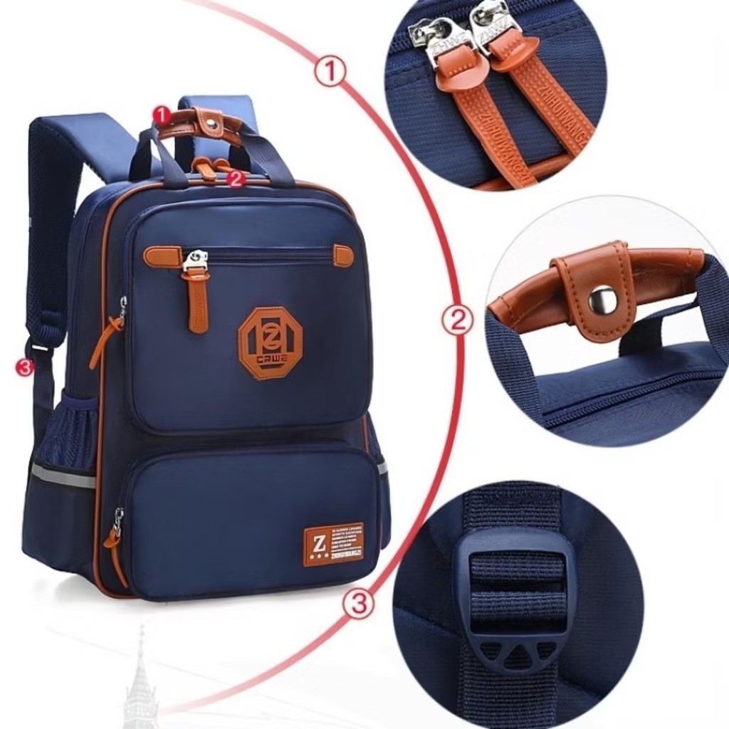 LAR ZACK Student schoolbag boys and girls backpack fashion lightweight ...