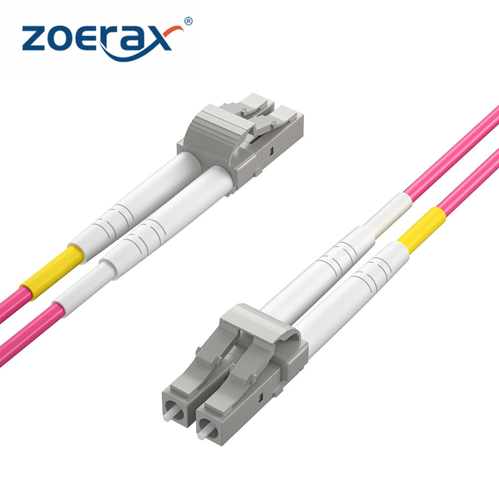 ZoeRax OM4 Fiber Optic Patch Cable LC to LC 100/40/10Gb Multimode ...