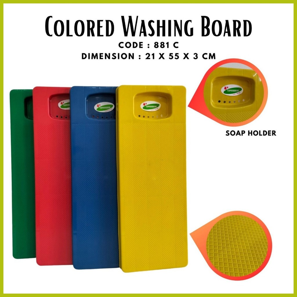 ⇧ [FAST SHIPPING] 881 C COLORED WASHING BOARD/ LAUNDRY NEEDS/ KASKASAN ...