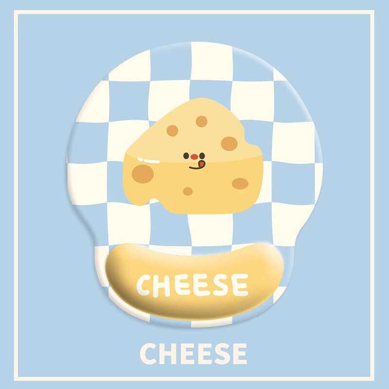 Mouse Pad Wrist Cartoon Cheese Notebook Office Gaming Large Desk Mat ...