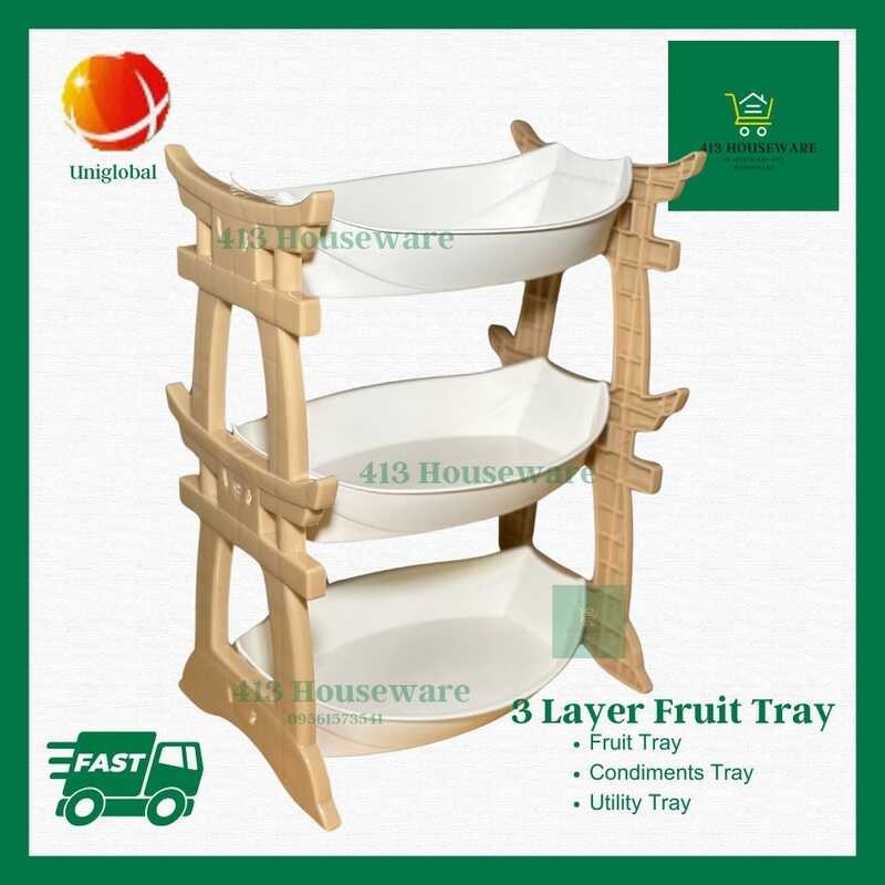 3 Layer Fruit Tray 2025 Design Aesthetic Display Table Decor Condiments ...