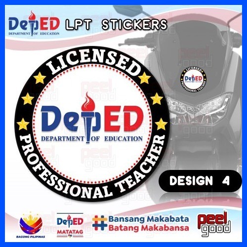 DEPED Sticker - Licensed Professional Teacher (LPT) | Shopee Philippines