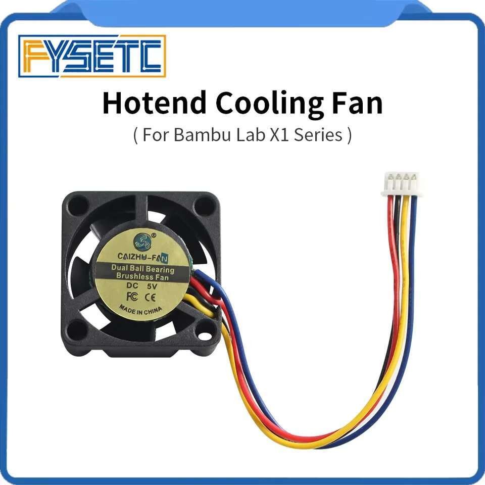 3D For Bambu Lab X1 Series Hotend Cooling Fan 2510 Dual Ball Bearing ...