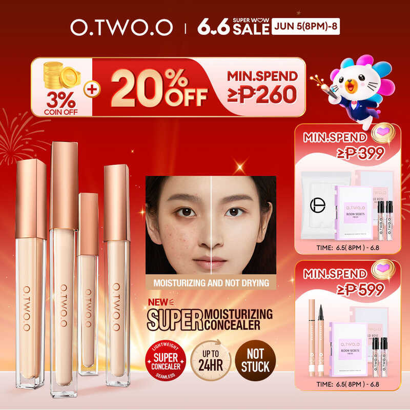 O.Two.O Waterproof Concealer 4 Colors Long Lasting Smooth Conceal Dark ...