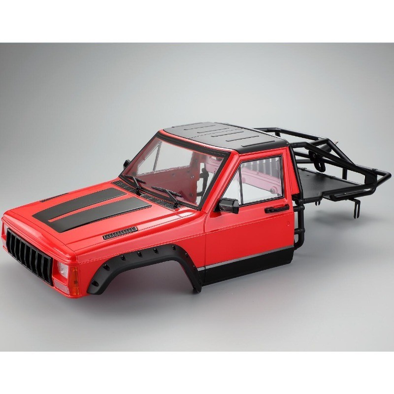 INJORA RC Car Cherokee Body Cab & Back-Half Cage for 1/10 RC Crawler ...