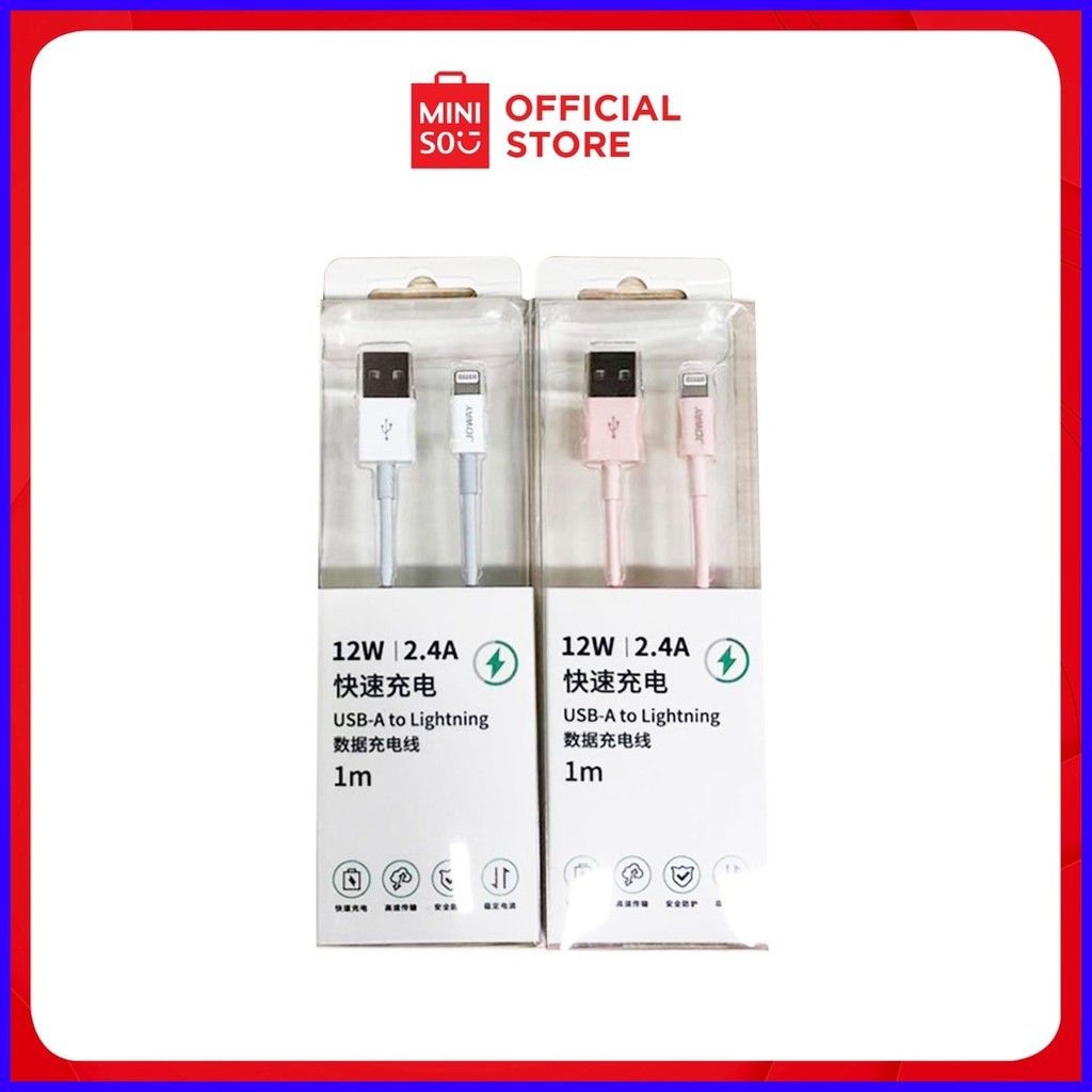 MINISO 1m Charging Cable Model: Li181 | Shopee Philippines