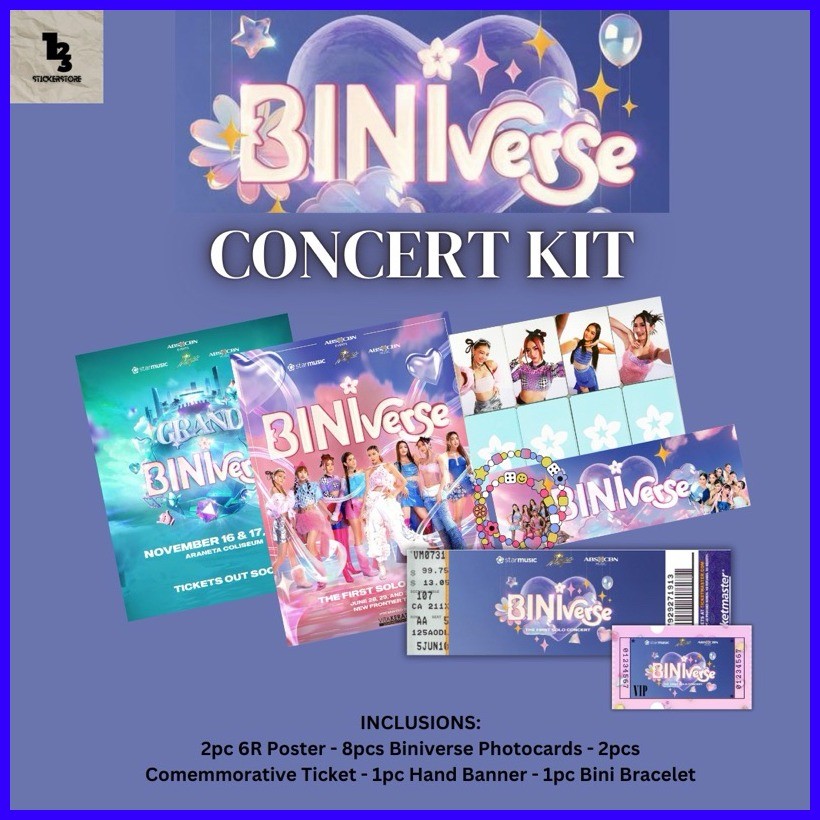 BINIVERSE Concert Kit Bini Grand Biniverse Commemorative Ticket ...