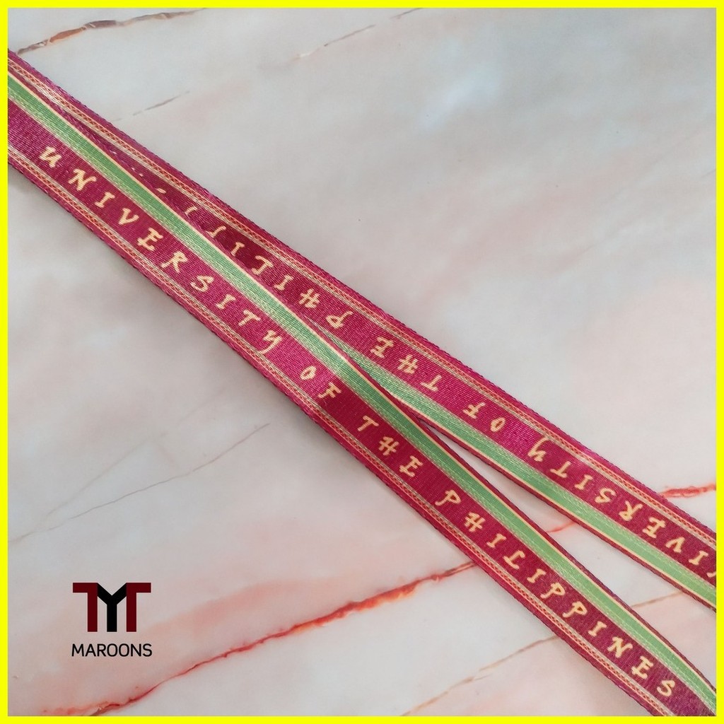 Maroons- UP Lanyard Sablay University of the Philippines | Shopee ...