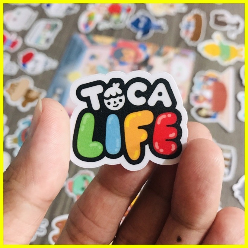 Toca Boca Toca Life 40 piece Laminated Vinyl Sticker Pack is | Shopee ...