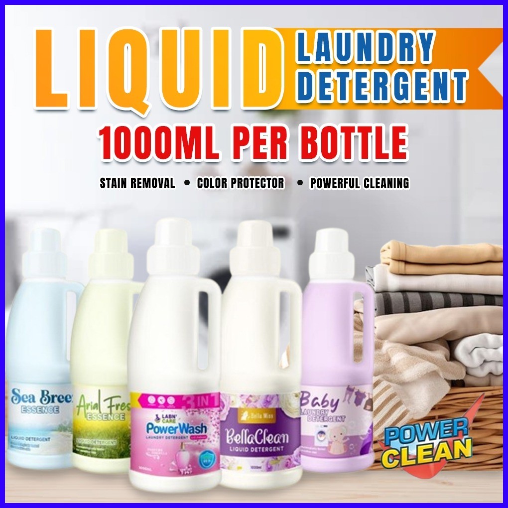 LAB'N CARE LAUNDRY LIQUID DETERGENT (1000ML) for hand wash and washing ...