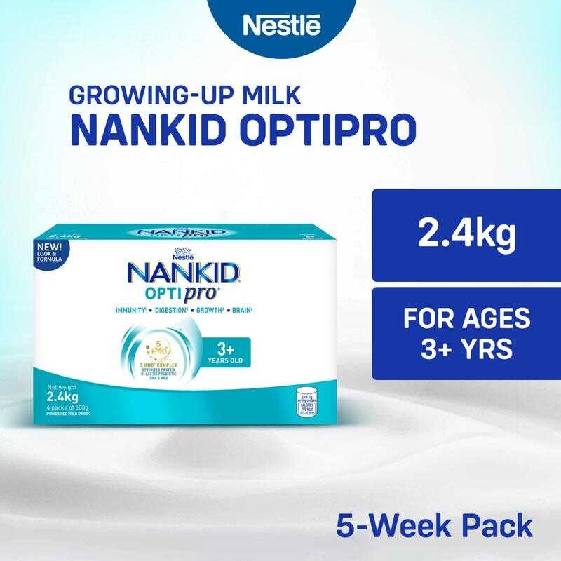 NANKID OPTIPRO Four Powdered Milk For Children Above 3 Years Old 2.4Kg ...