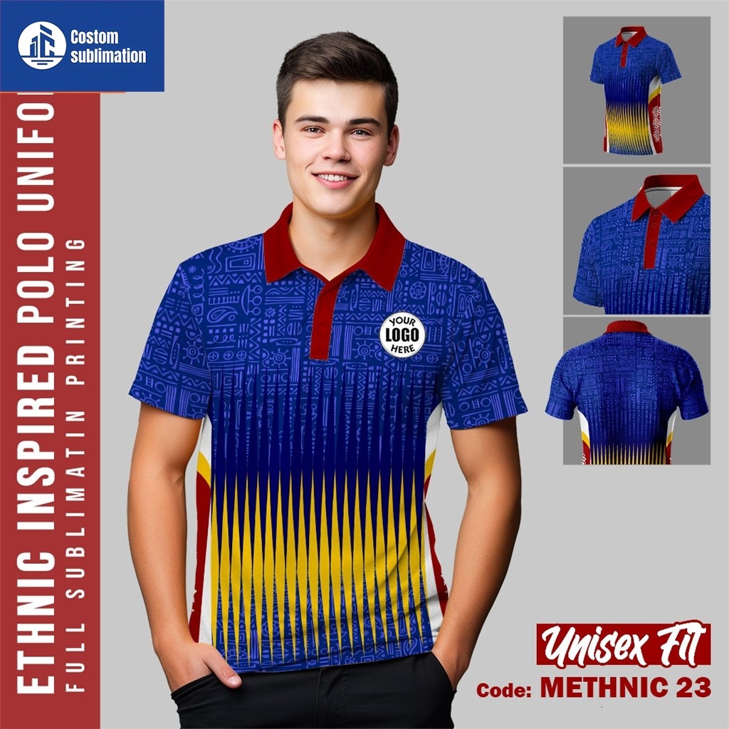 Custom Full Sublimation Polo Shirt Quick drying men's and women's polo ...