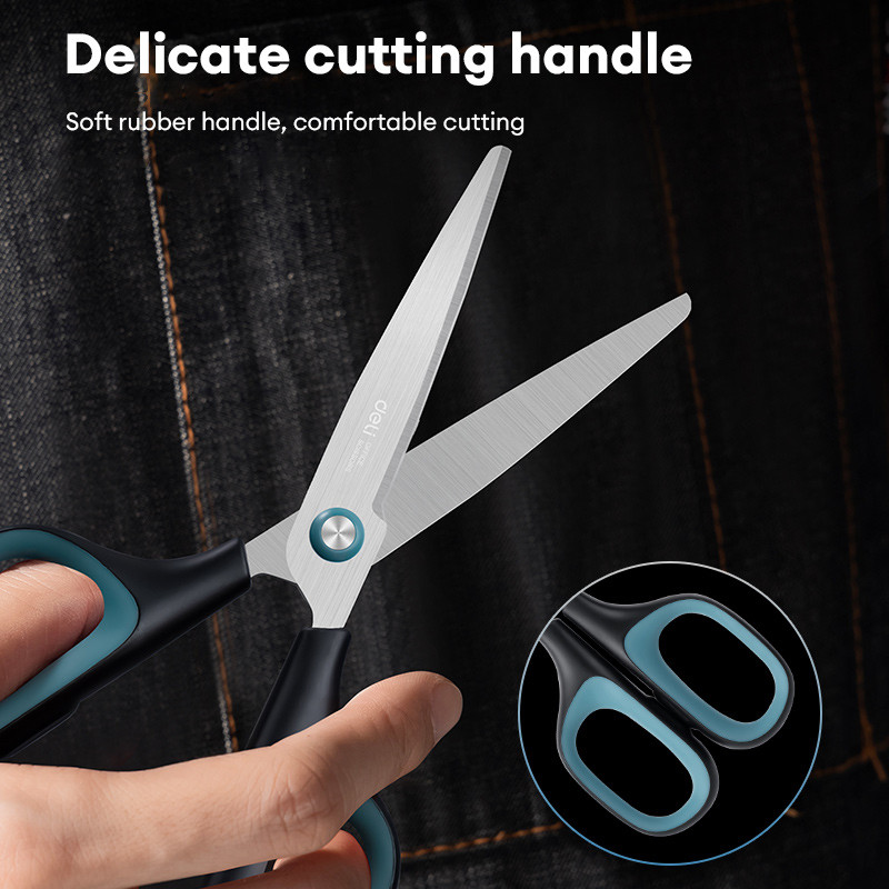 Deli 175mm Classic Office Scissors Mixed E6058 | Shopee Philippines