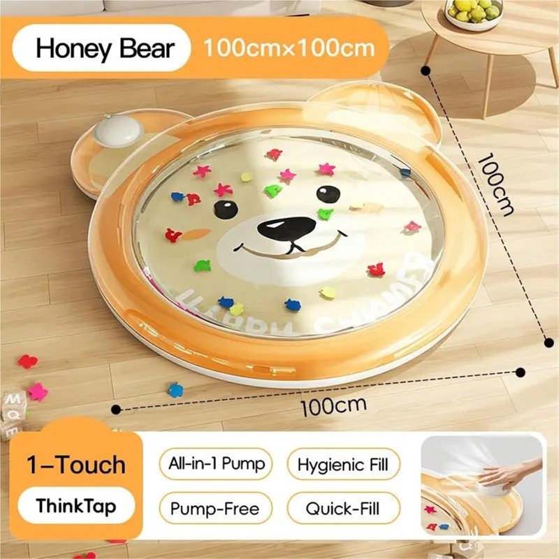 Creative Pet Inflatable Water Playmat - Cartoon Animal Design Slapping ...