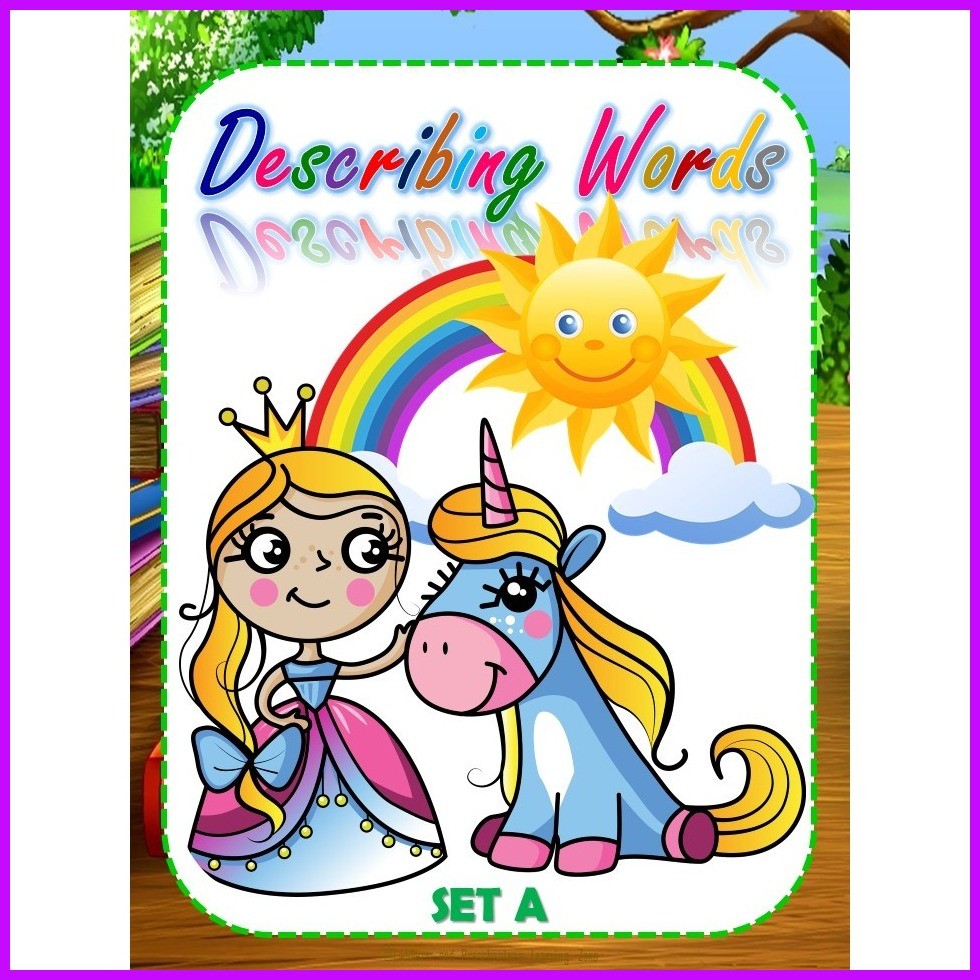 50 cards describing words | adjectives | Shopee Philippines