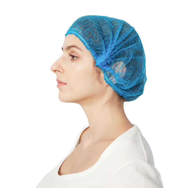 100Pcs Disposable Hair Nets 21 Inches Bulk Bouffant Caps Non-Woven ...