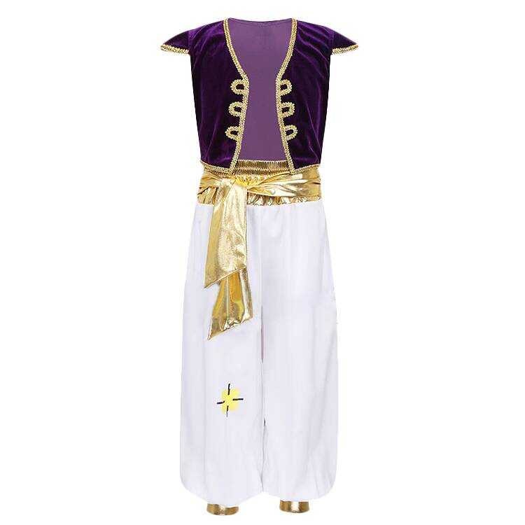 vie Aladdin Magic Lamp Cosplay Costume Aladdin Prince Cosplay Adult And ...
