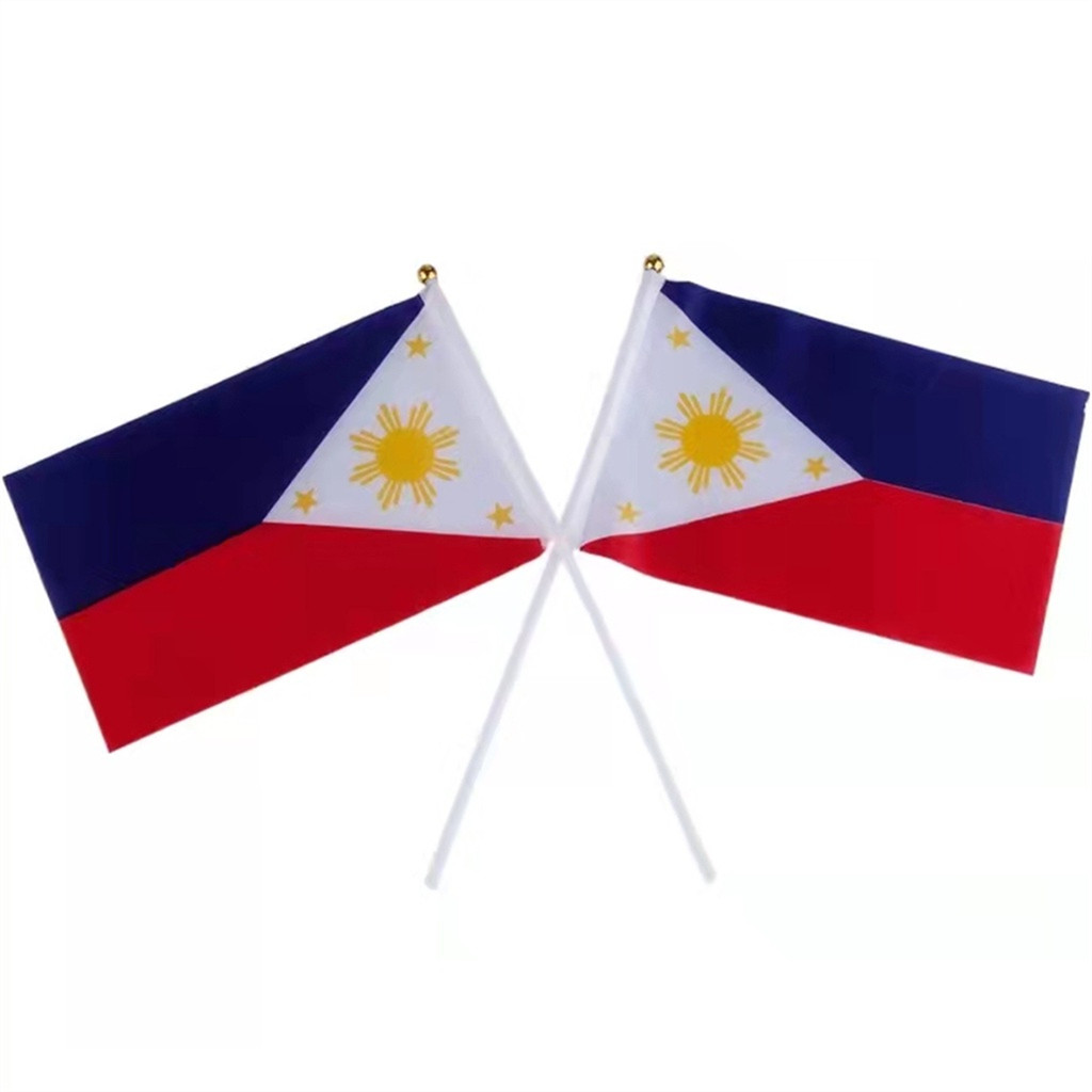 8x5in Small Philippine Flag with Stick Philippine Hand Waving Flag ...