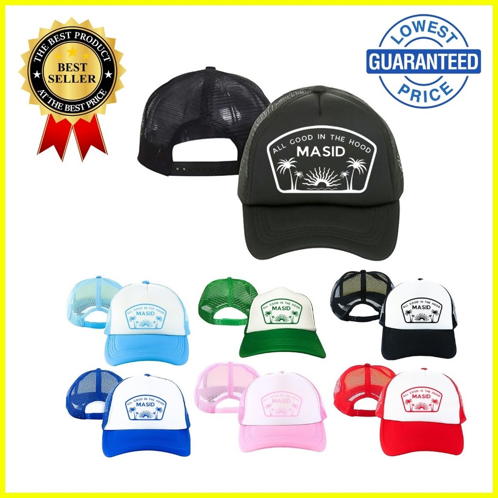 Masid Cap Mens Cap Net Cap Trucker Cap - V2 | Shopee Philippines