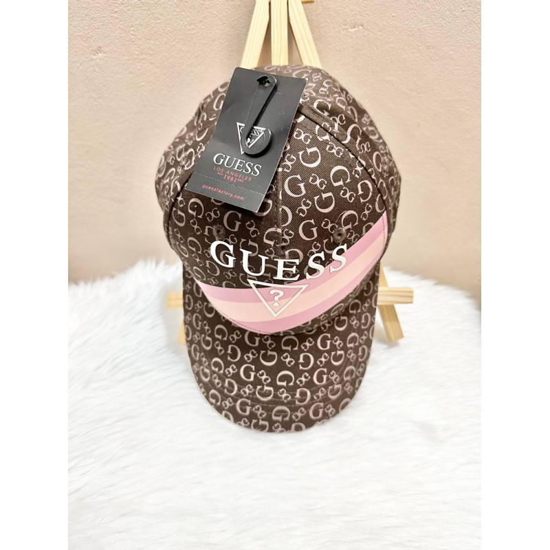 Original Guess Womens Cap in Brown Multi Color One Size Fits Many ...