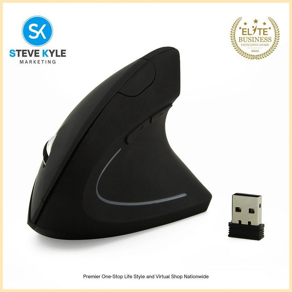 ♂ 2.4Ghz Wireless Computer Mouse Ergonomic Vertical Mouse Gaming Mouse ...