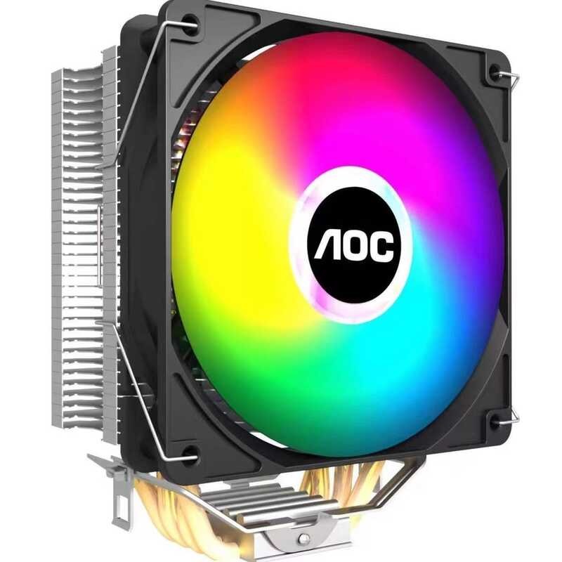 AOC Ice Dragon 200 Silent Edition Cooler for i3/i5 Desktop PC CPU Fan ...