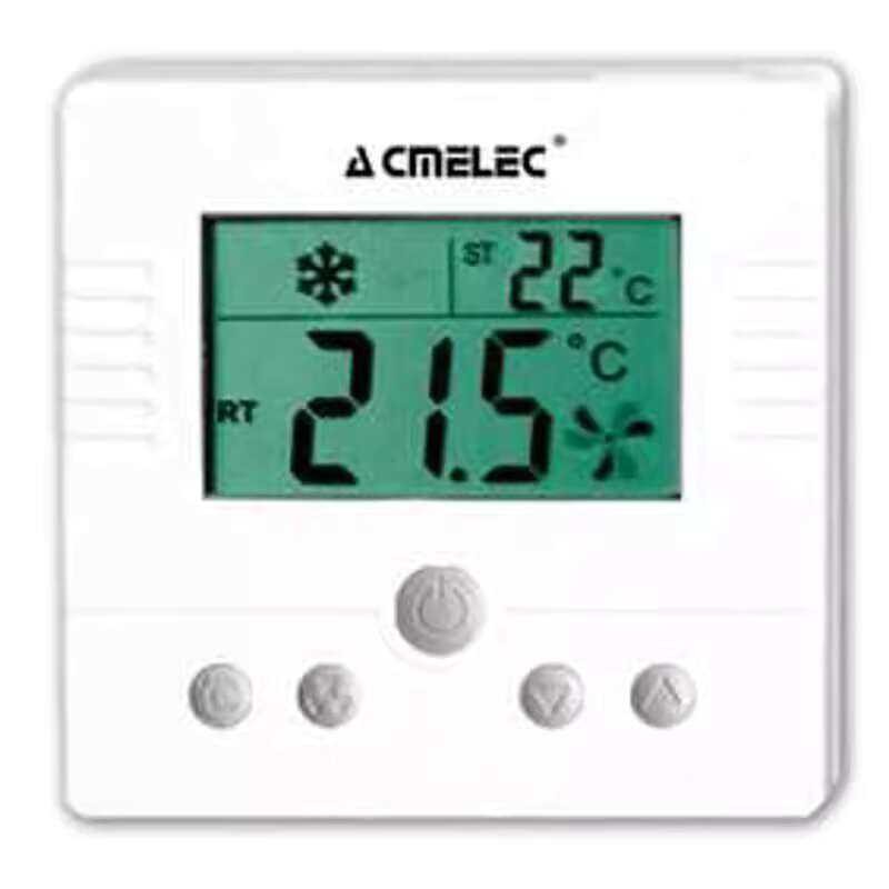 Central Air Conditioner Wire Controller LCD Thermostat Fan Coil Three ...