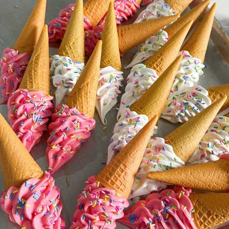 Dropped Funny Ice Cream Cone Door Stopper Cute 3D Anti Pinch Safety ...