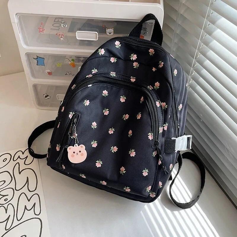 Dodo Cute Mini backpack printed rose large capacity School Bag girl ...