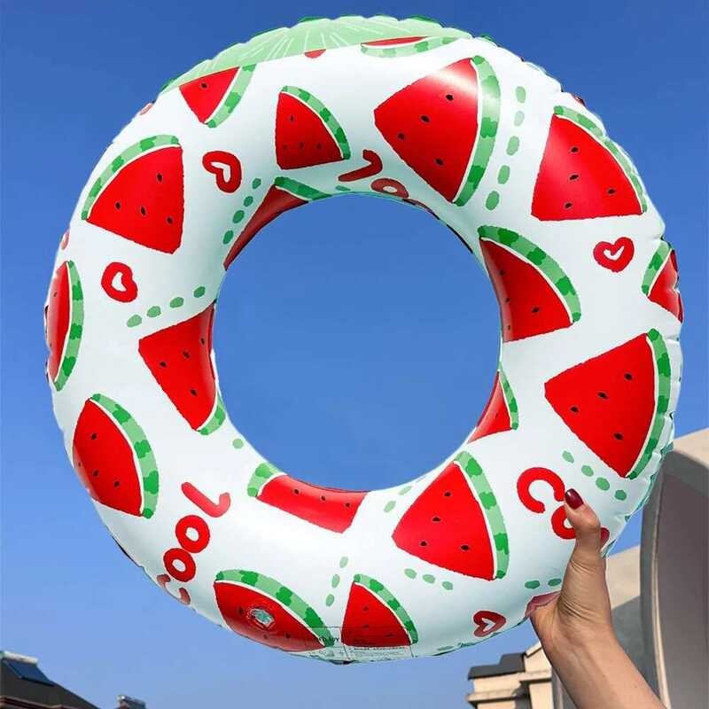 Ring Swimming Iatable Ring Blow Up Swim Tube Leakproof Rings Floaties ...
