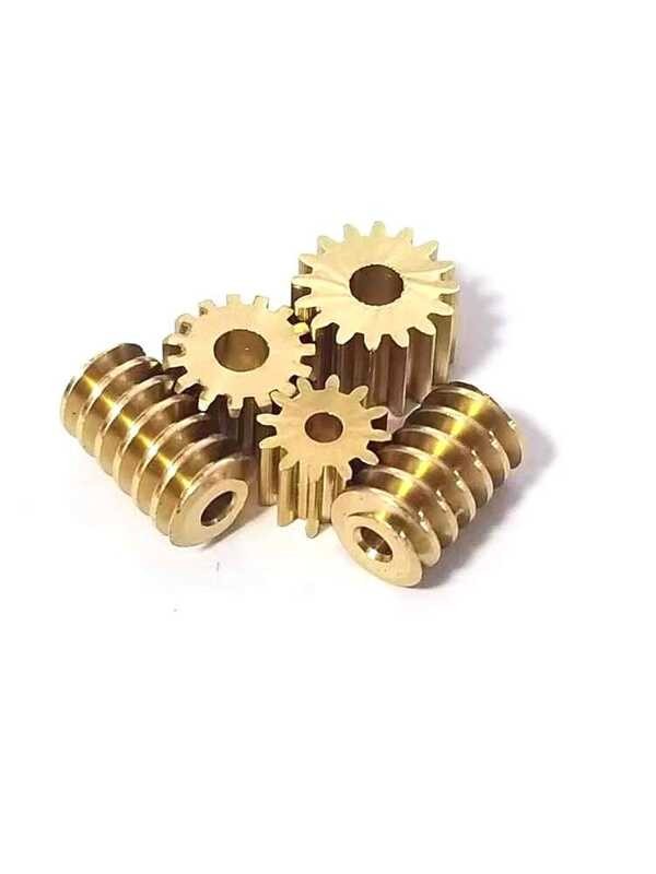 0.5 Modulus Copper Worm Gear Combination Set 12/15/16/18/32 Spiral ...