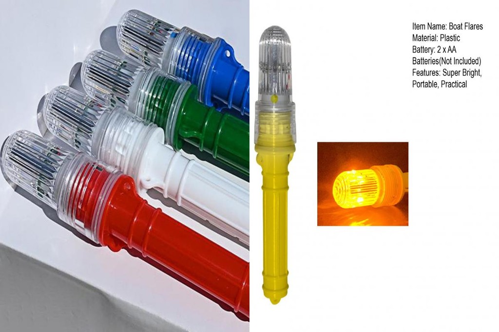 Sos Signal Flares Portable Waterproof Boat Flares Super Bright ...
